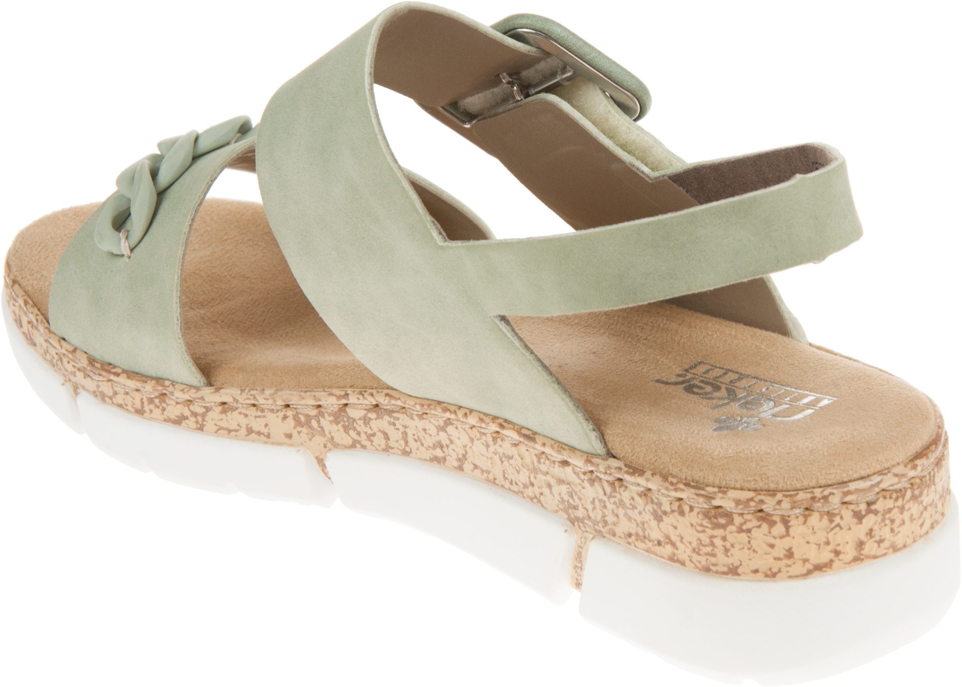 Rieker Regina Green V2350-52 - Full Sandals - Humphries Shoes