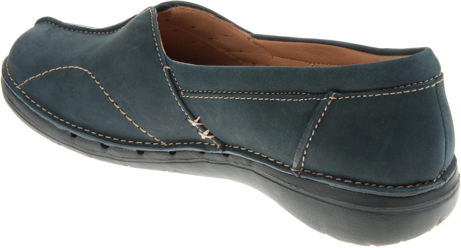 Clarks Un Loop Stride Navy Nubuck 26169795 - Everyday Shoes - Humphries ...