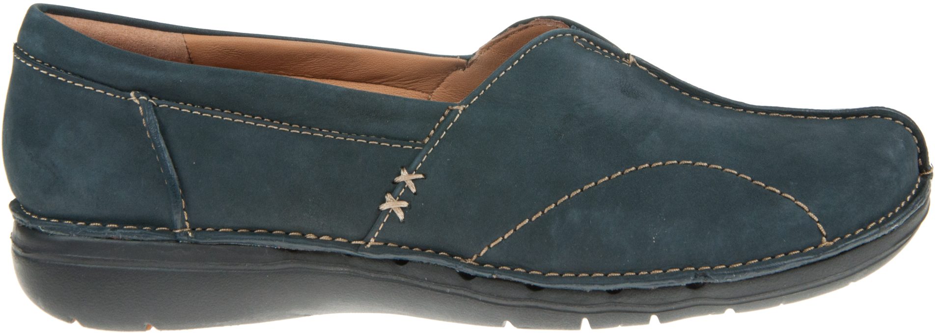 Clarks Un Loop Stride Navy Nubuck 26169795 - Everyday Shoes - Humphries ...
