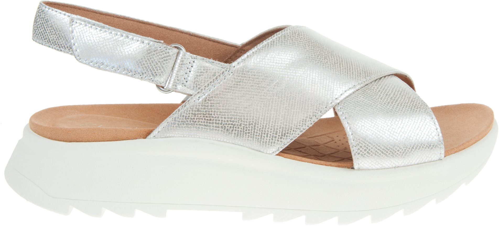 Clarks Dash Lite Wish Silver Metallic 26171951 - Full Sandals ...