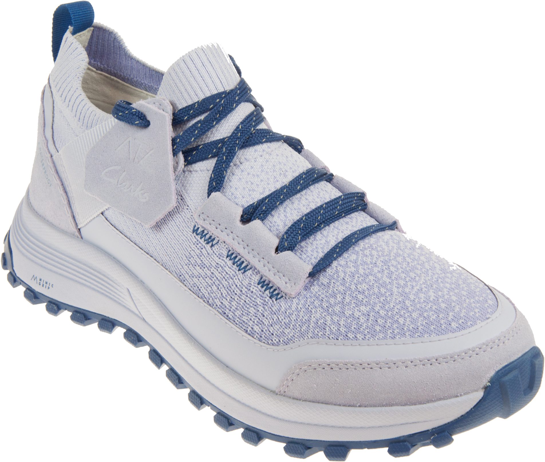 Clarks ATL Trek Knit Waterproof Lilac 26172716 - Everyday Shoes ...