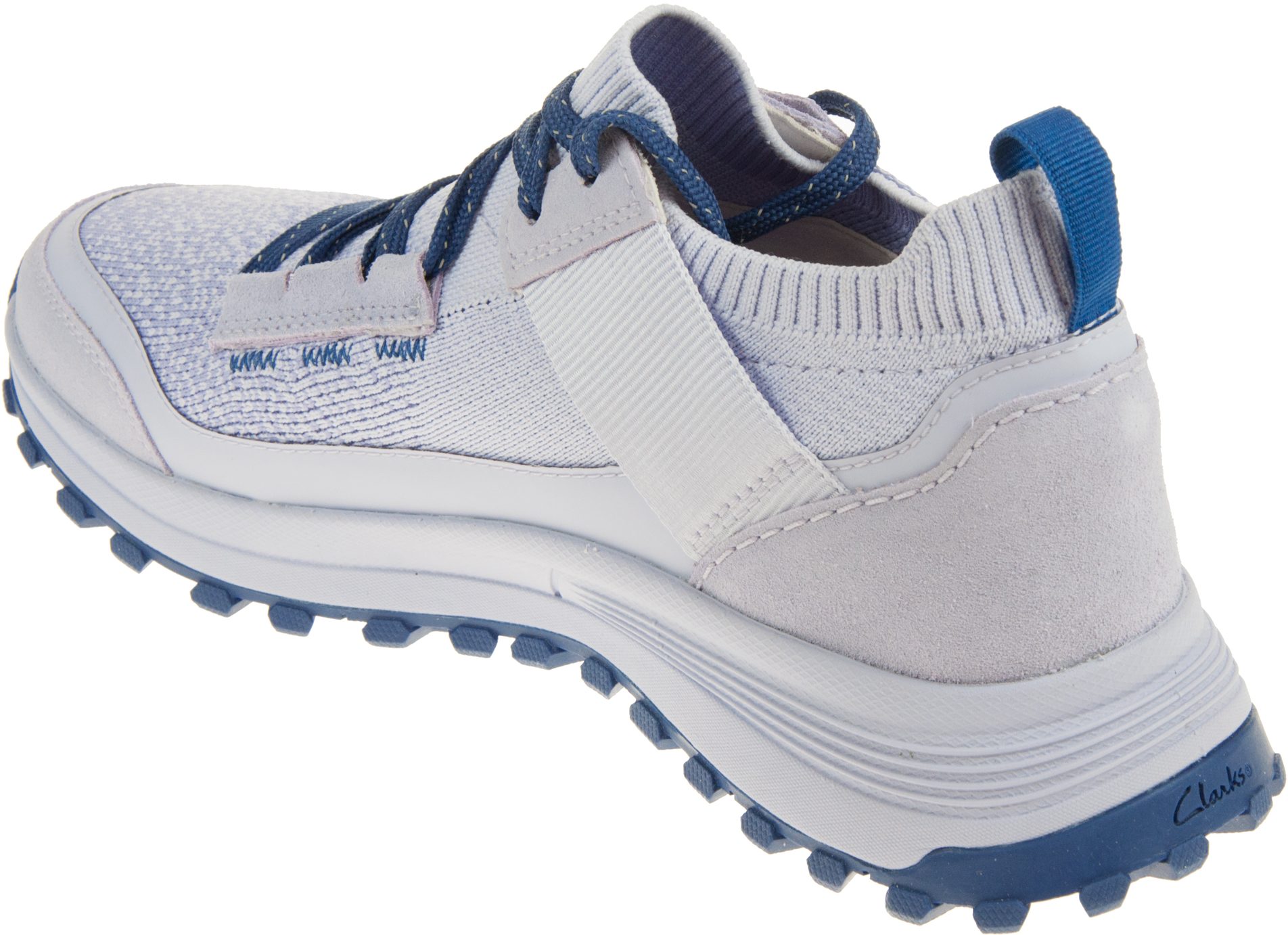Clarks ATL Trek Knit Waterproof Lilac 26172716 - Everyday Shoes ...