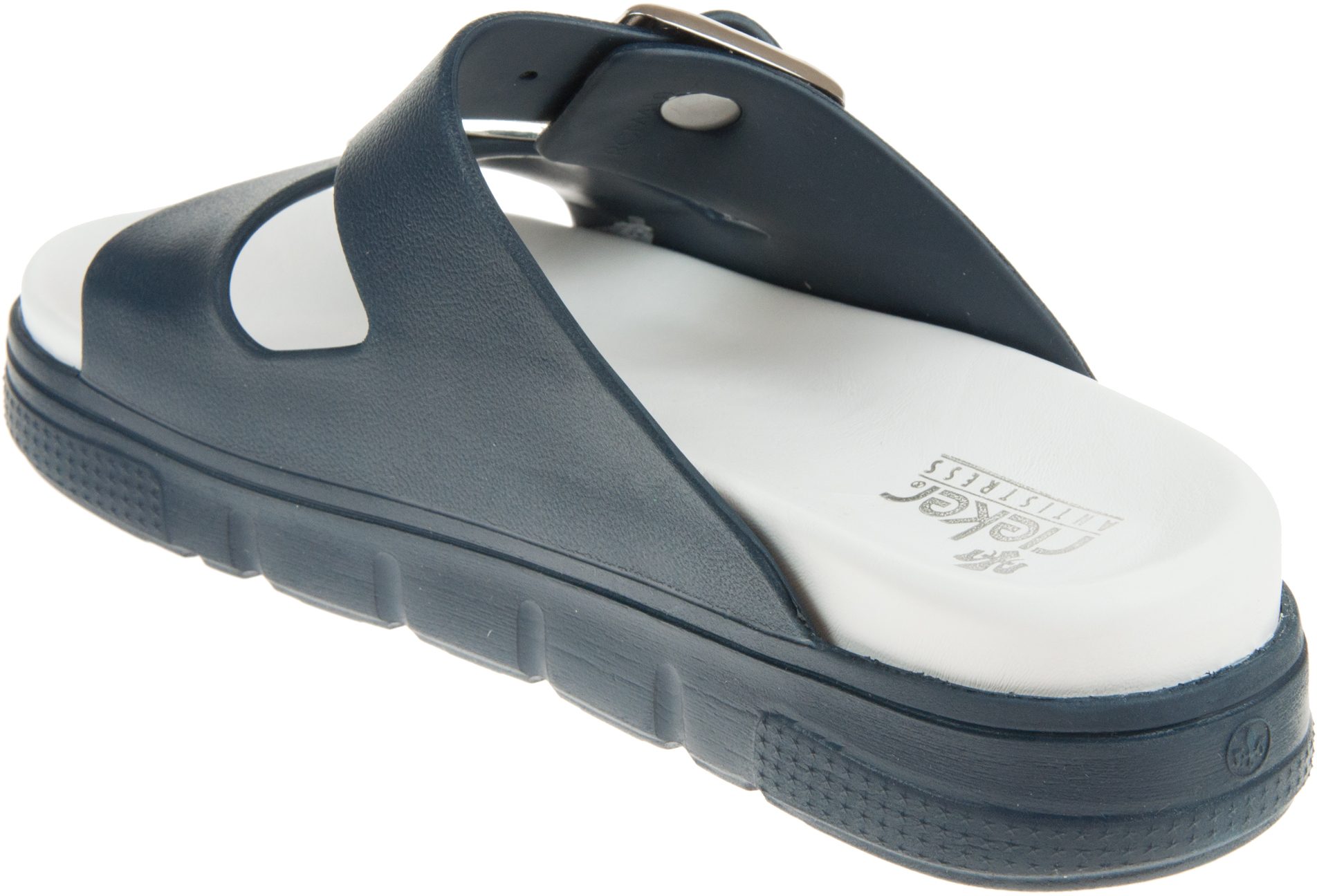 Rieker Tori Dark Blue P2180-14 - Mule Sandals - Humphries Shoes