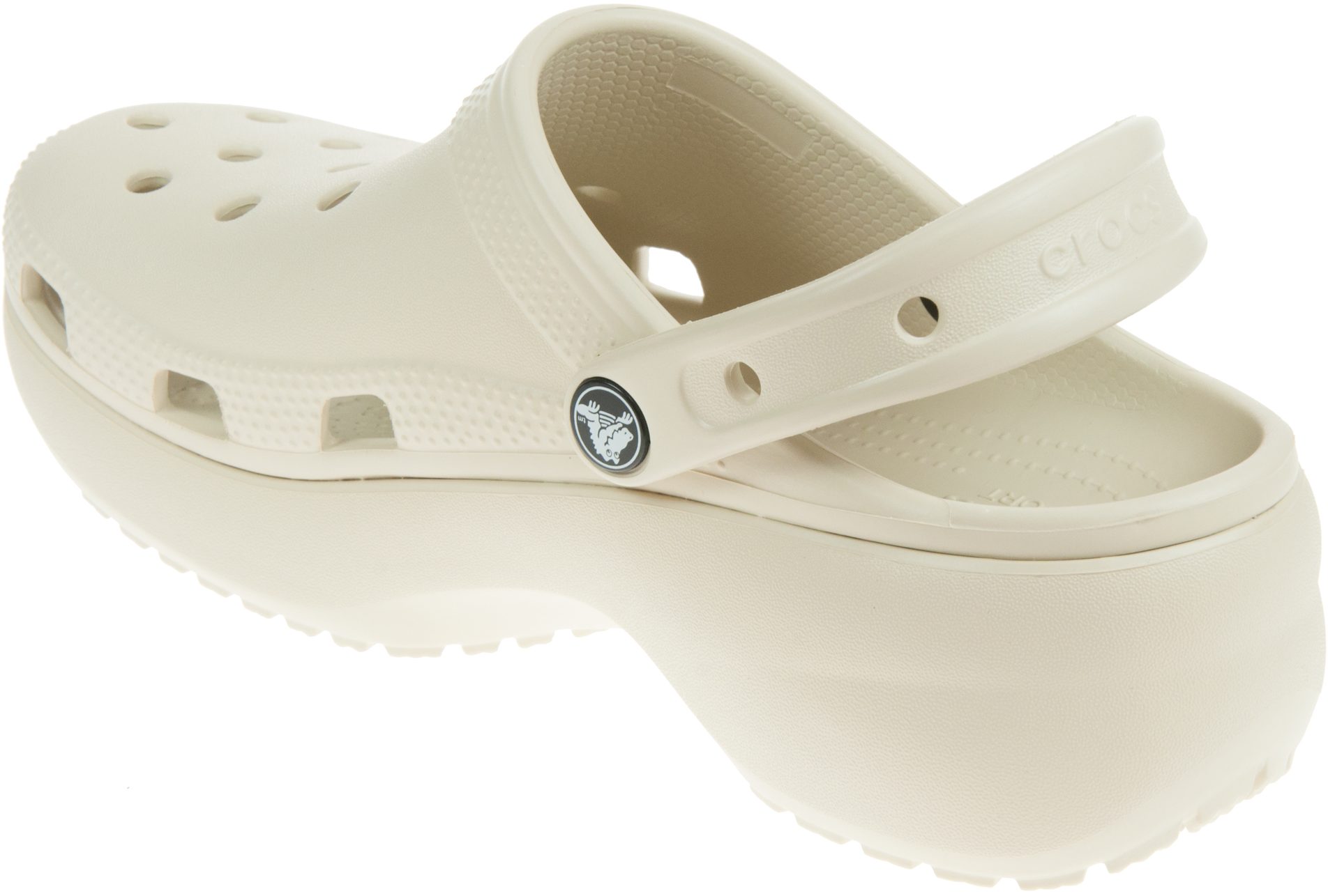Crocs Platform Clog W Bone 206750 2Y2 - Clogs - Humphries Shoes