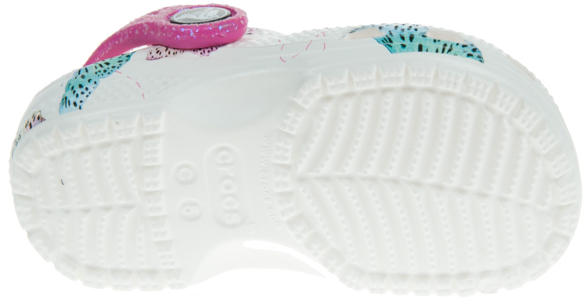 Crocs Butterfly Clog T White / Multi 208300-94S - Girls Sandals ...