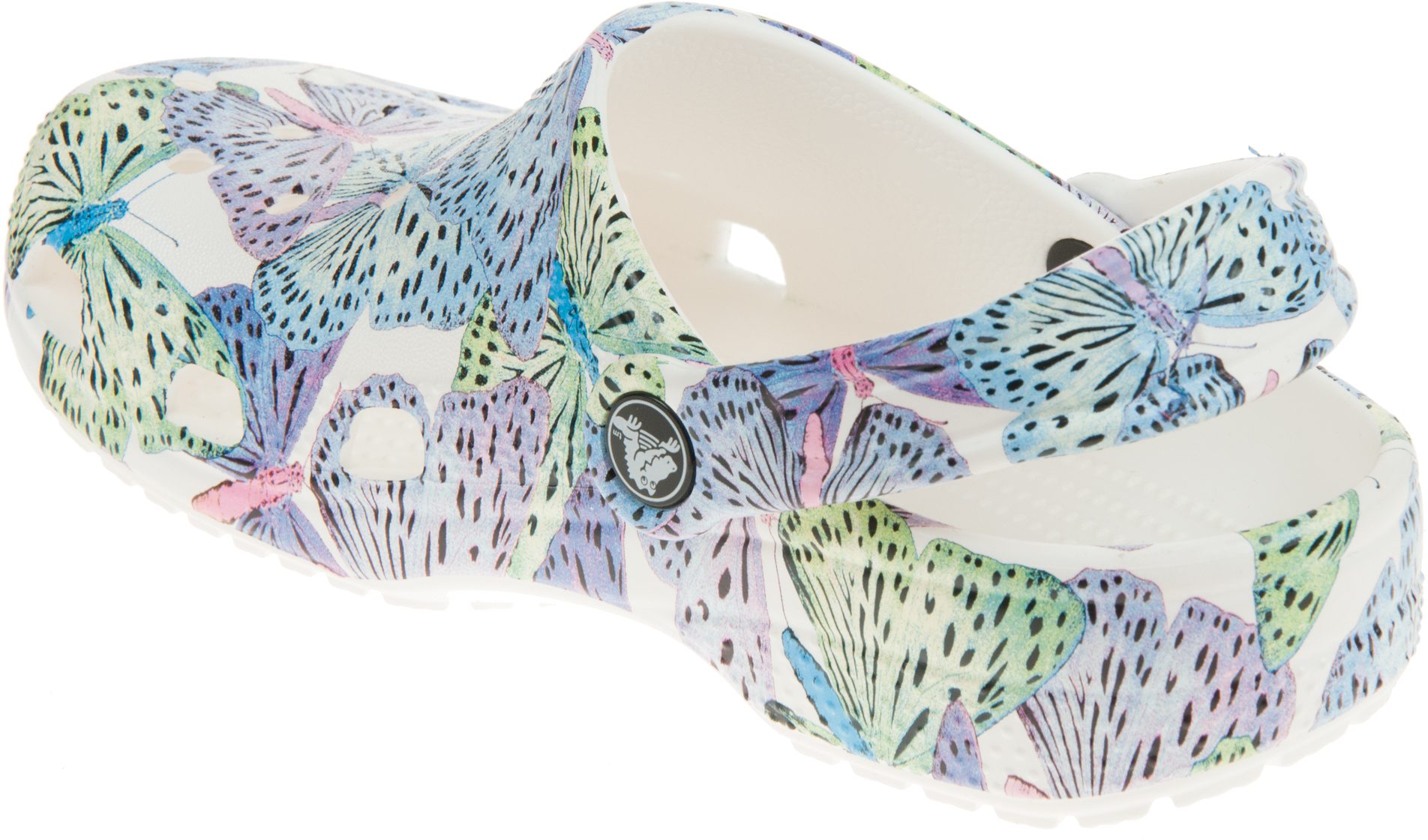 Crocs Kids Classic Clog White/Multi 208297-94S - Girls Sandals ...