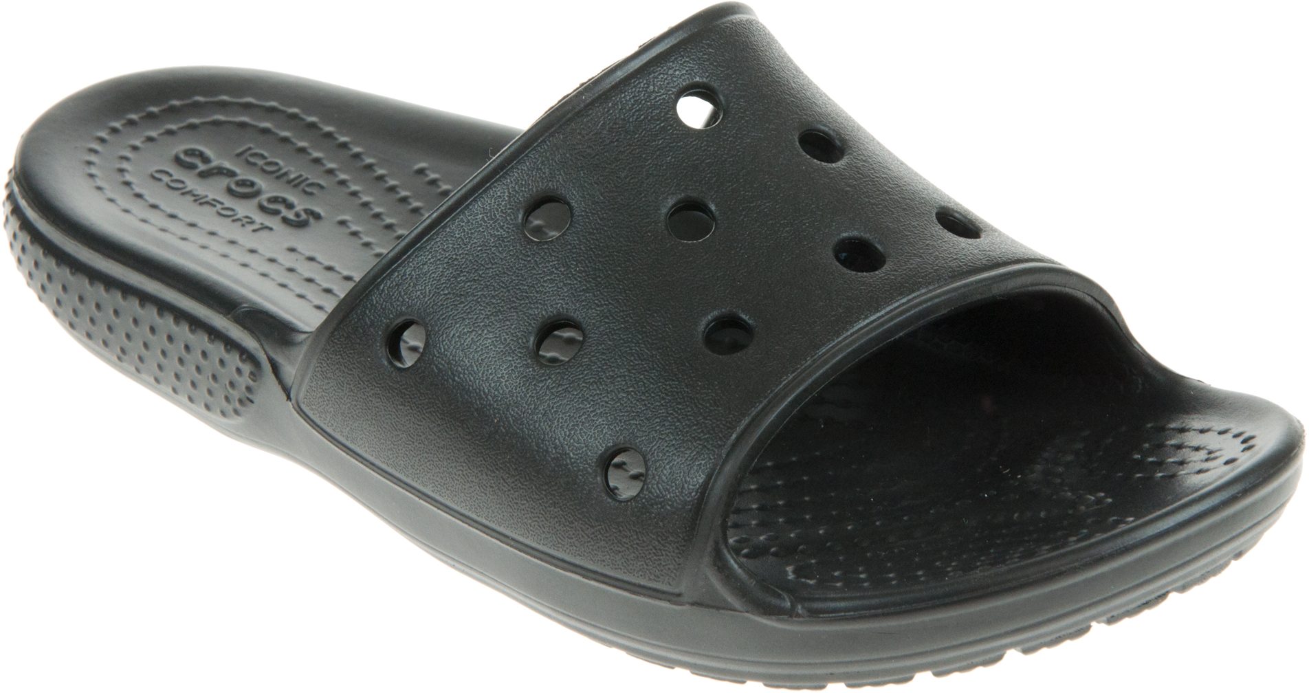 Classic Crocs Slide K Black 206396-001 - Boys Sandals - Humphries Shoes