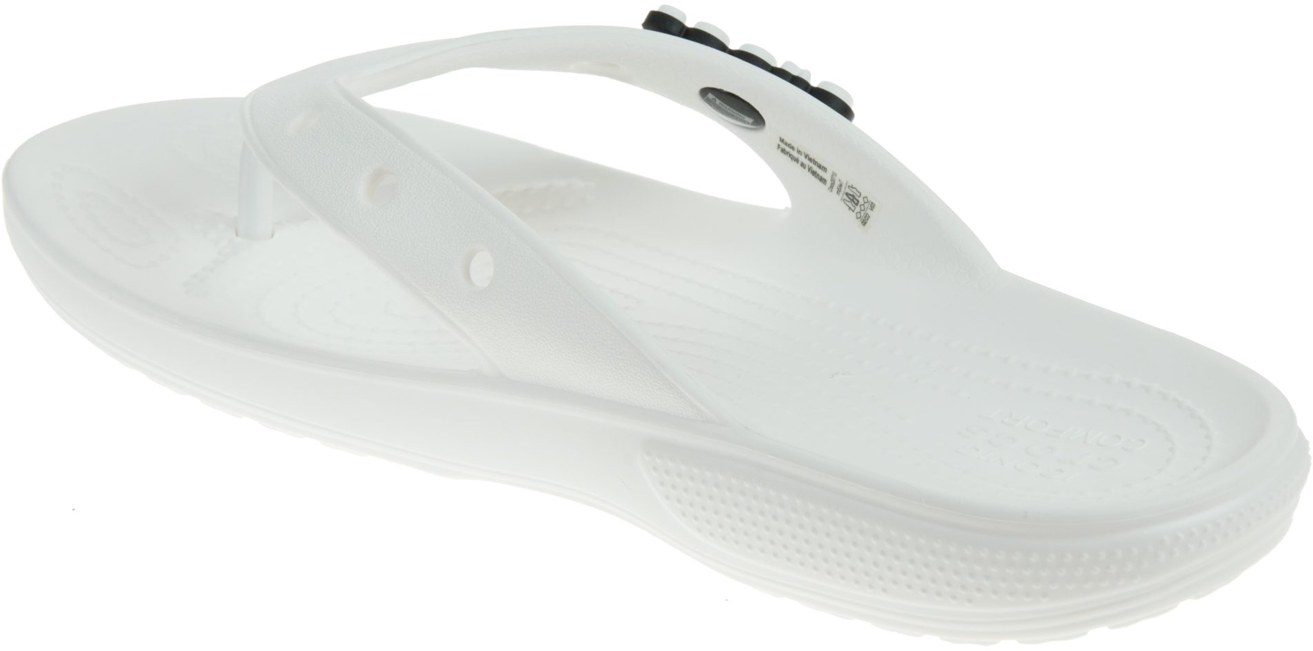 Crocs Classic Flip White 207713-100 - Toe Post Sandals - Humphries Shoes