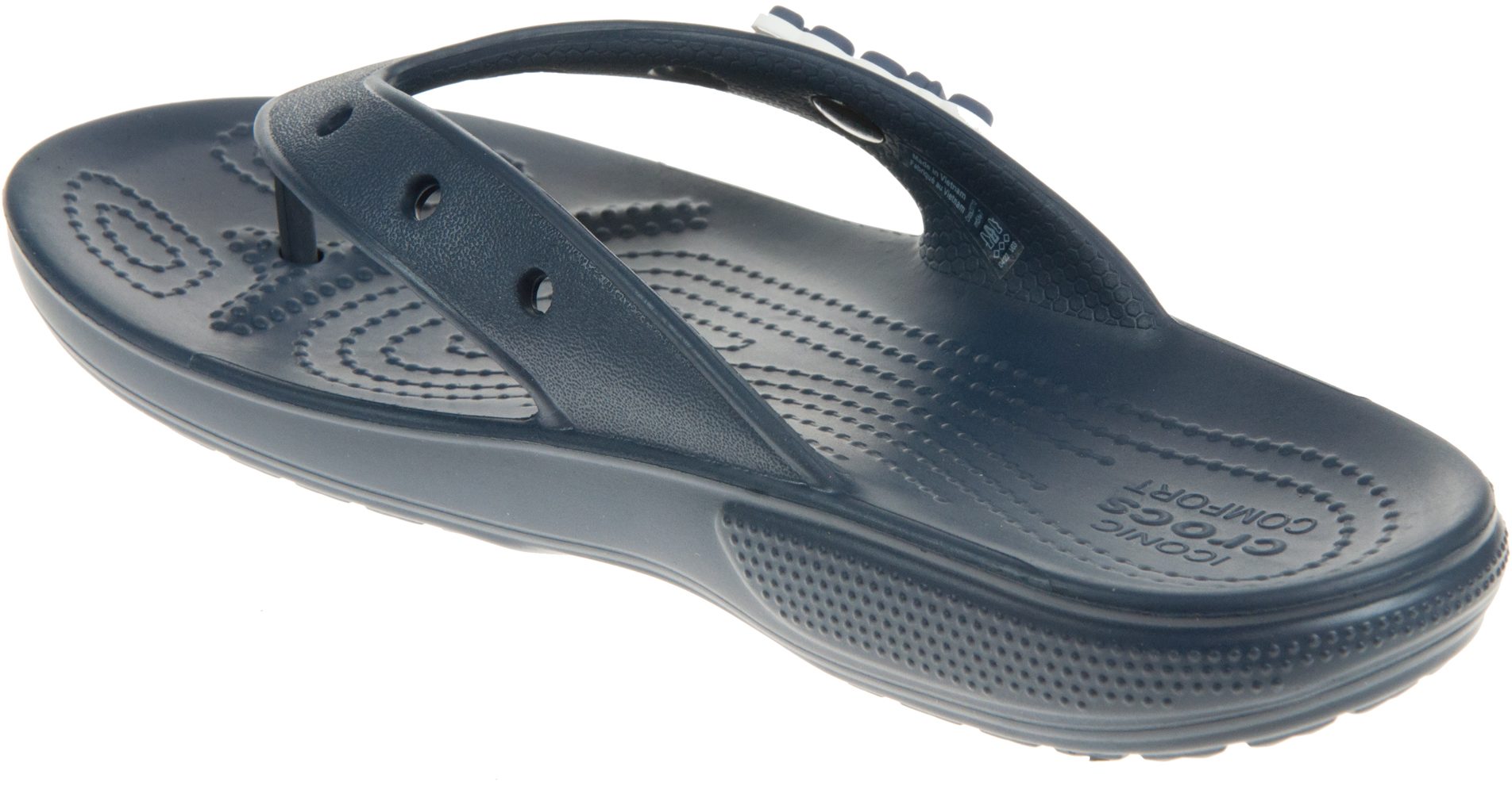 Crocs Classic Flip Navy 207713-410 - Toe Post Sandals - Humphries Shoes
