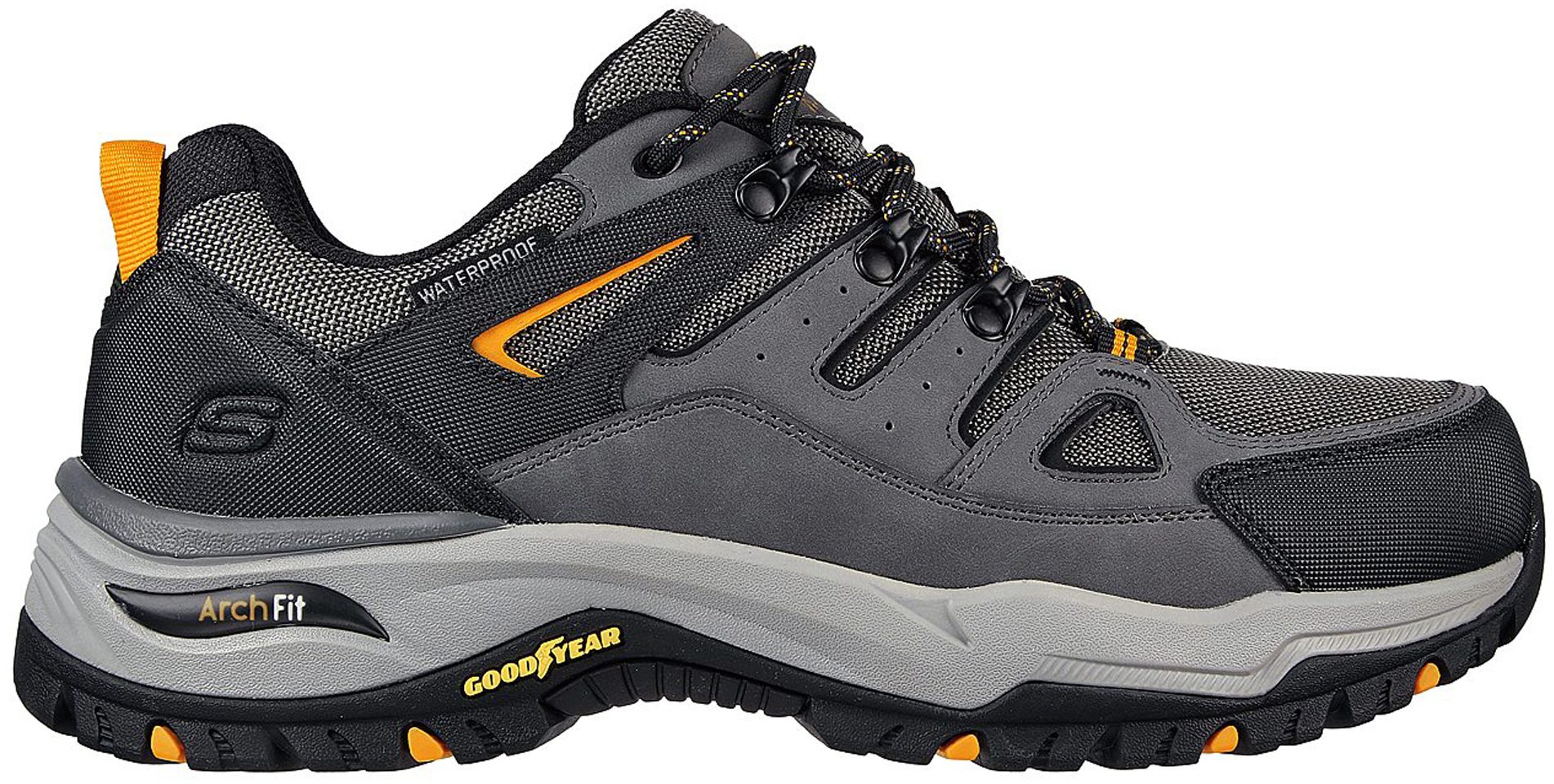 Skechers Relaxed Fit: Arch Fit Dawson - Argosa Charcoal 204630 CHAR ...