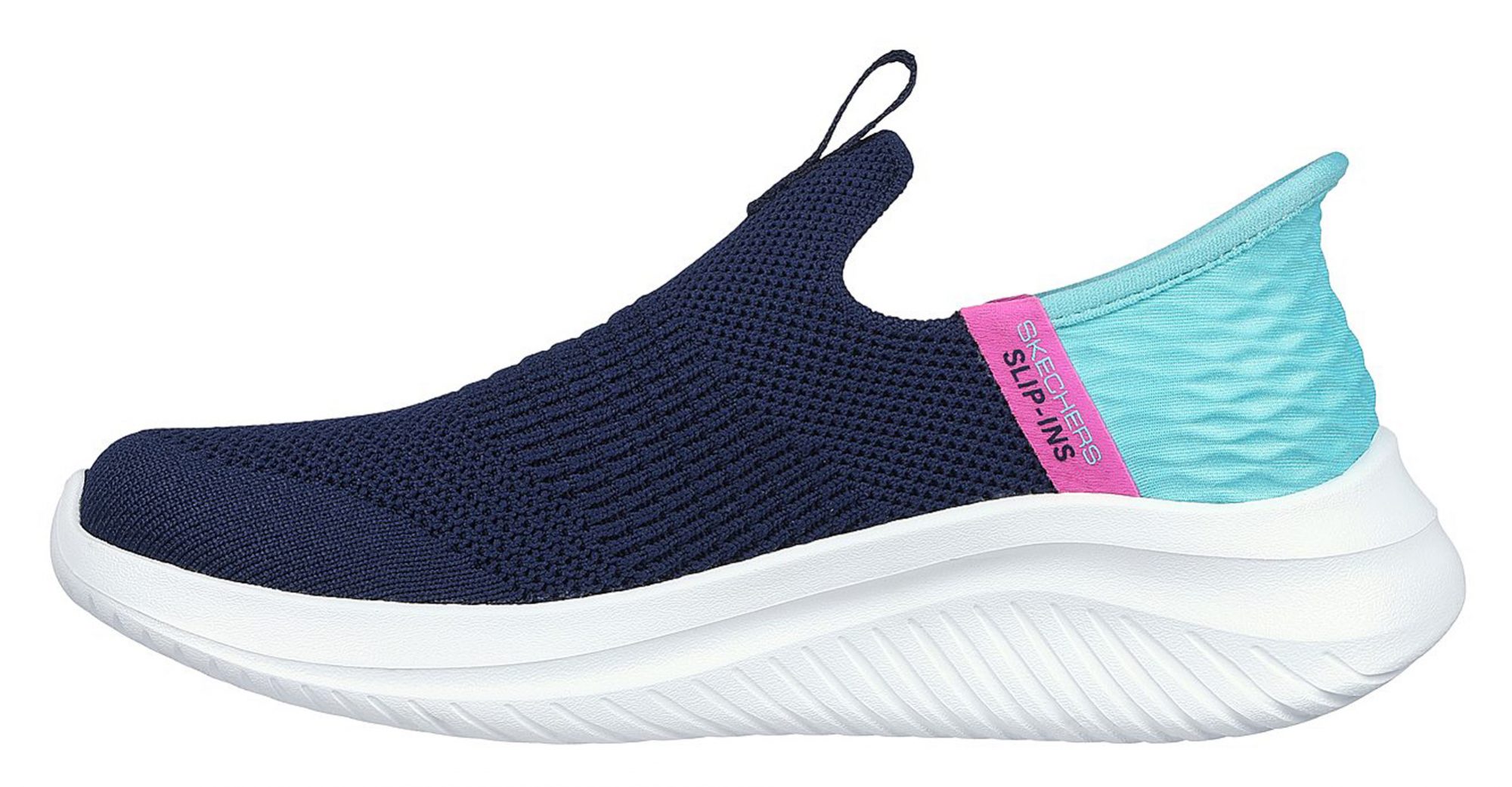 Skechers Slip-Ins: Ultra Flex 3.0 - Fresh Time Navy / Turquoise 303800L ...