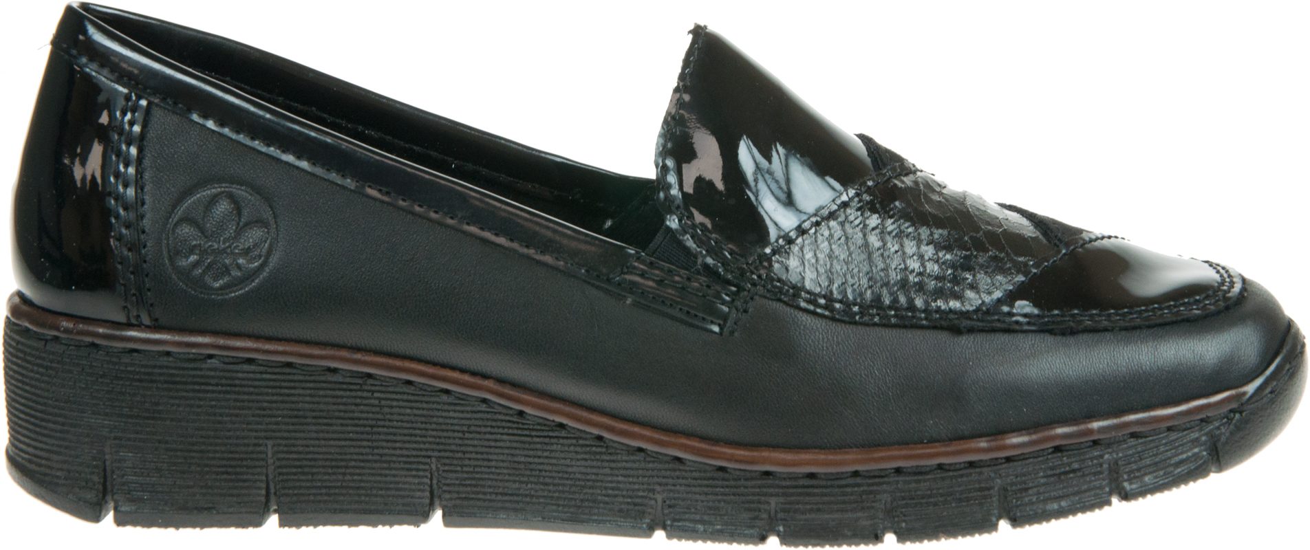 Rieker Doris Black 53785-00 - Everyday Shoes - Humphries Shoes