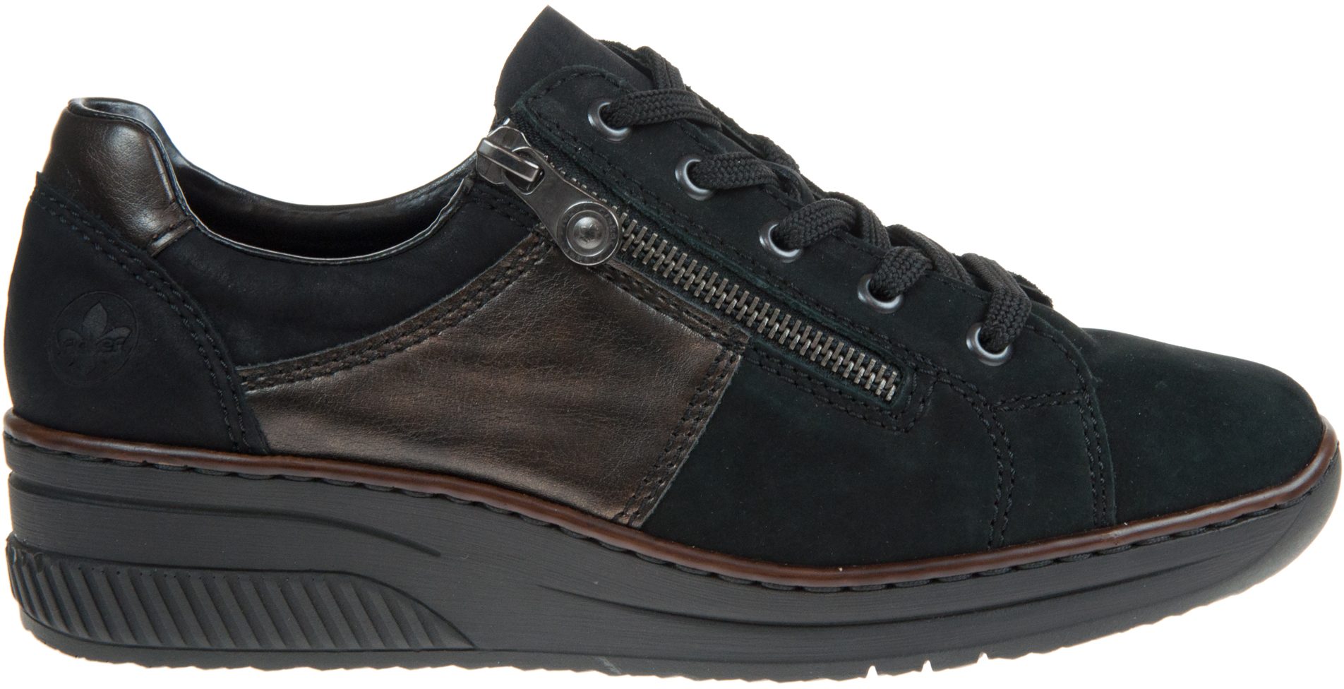 Rieker Doris Black 48700-00 - Everyday Shoes - Humphries Shoes