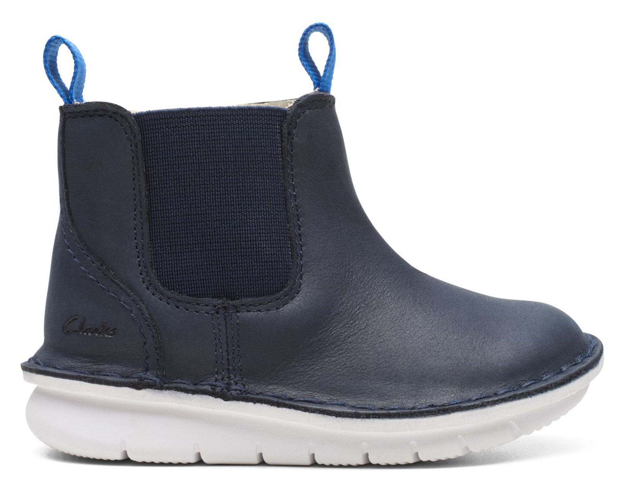 Clarks Banbrook Step Toddler Navy Leather 26175244 - Boys Boots ...