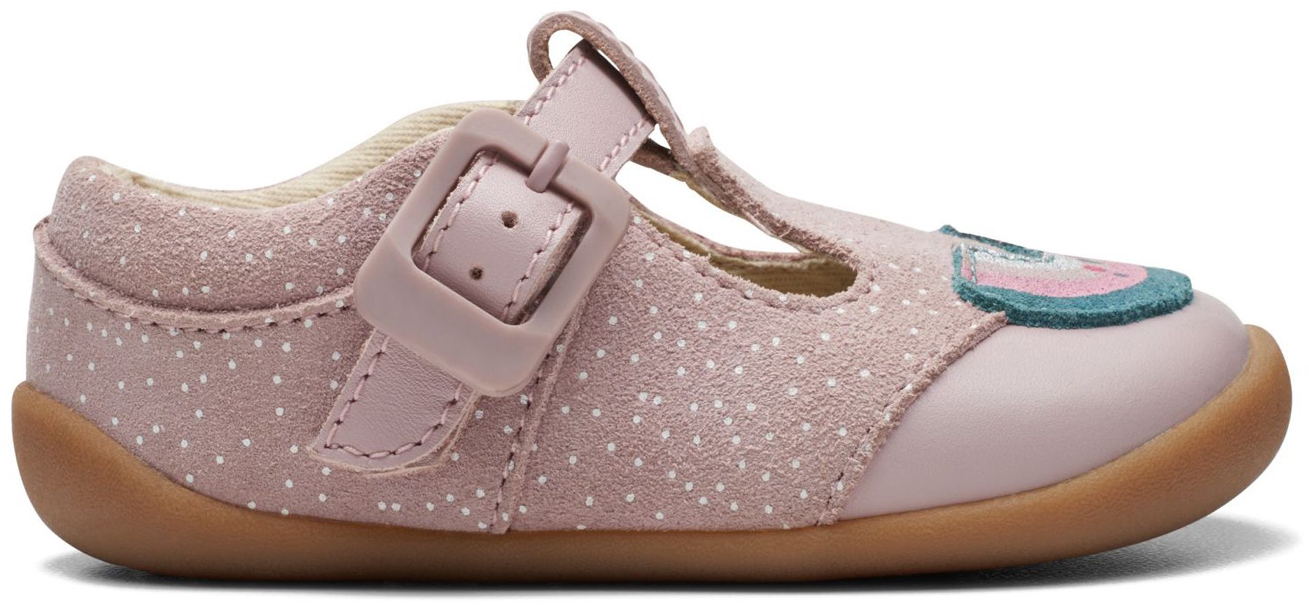 Clarks Roamer Mist T. Dusty Pink 26175275 - Girls Shoes - Humphries Shoes