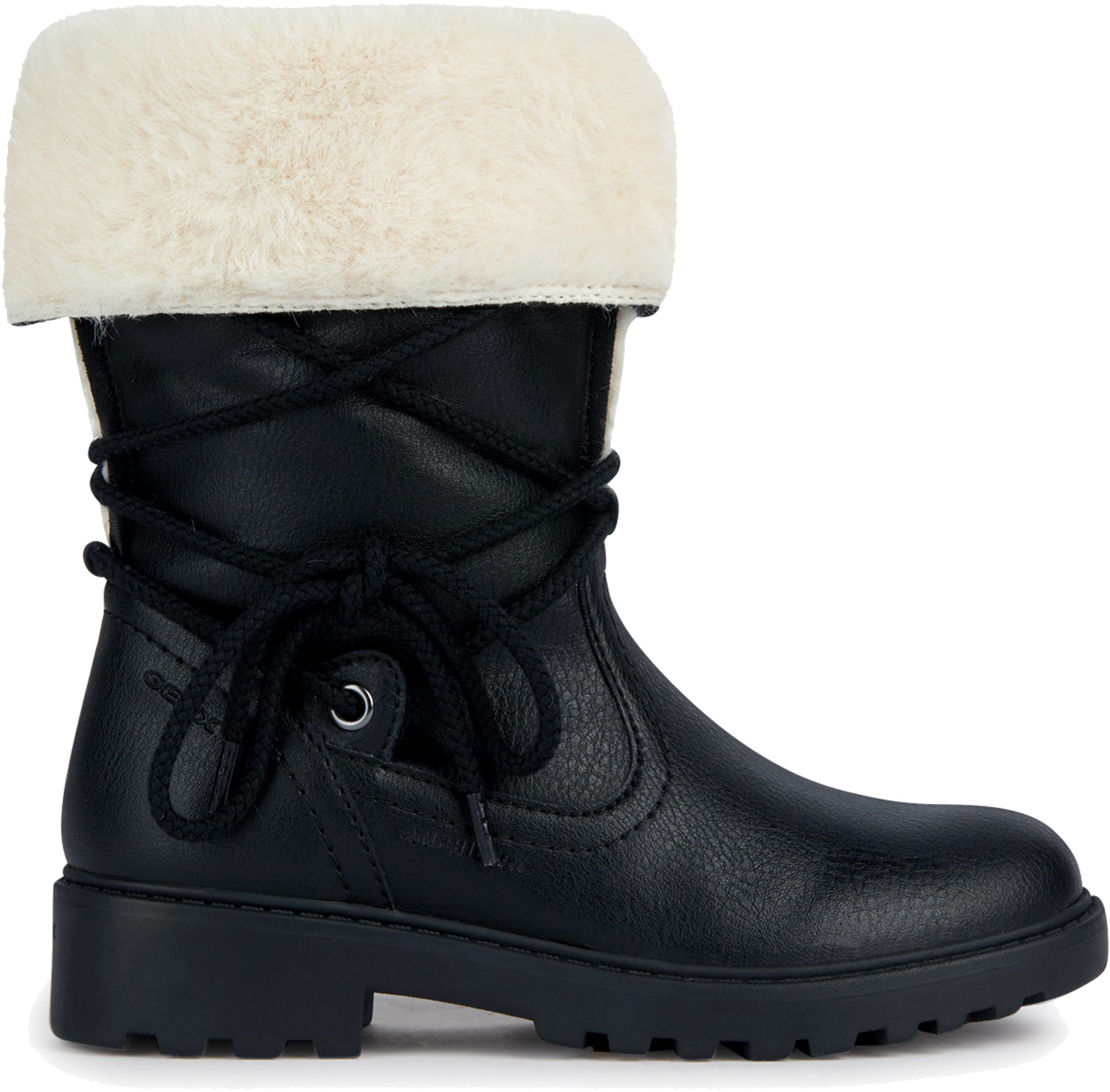 Geox Casey Boot Fur Black J367ZA 000BU C9999 - Girls Boots - Humphries ...