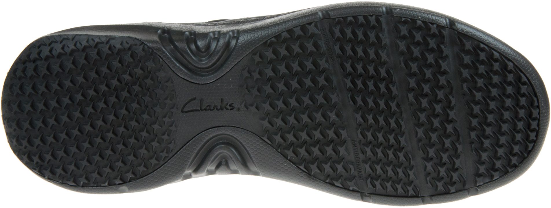 Clarks Pro Lace Black Leather 26175190 - Casual Shoes - Humphries Shoes