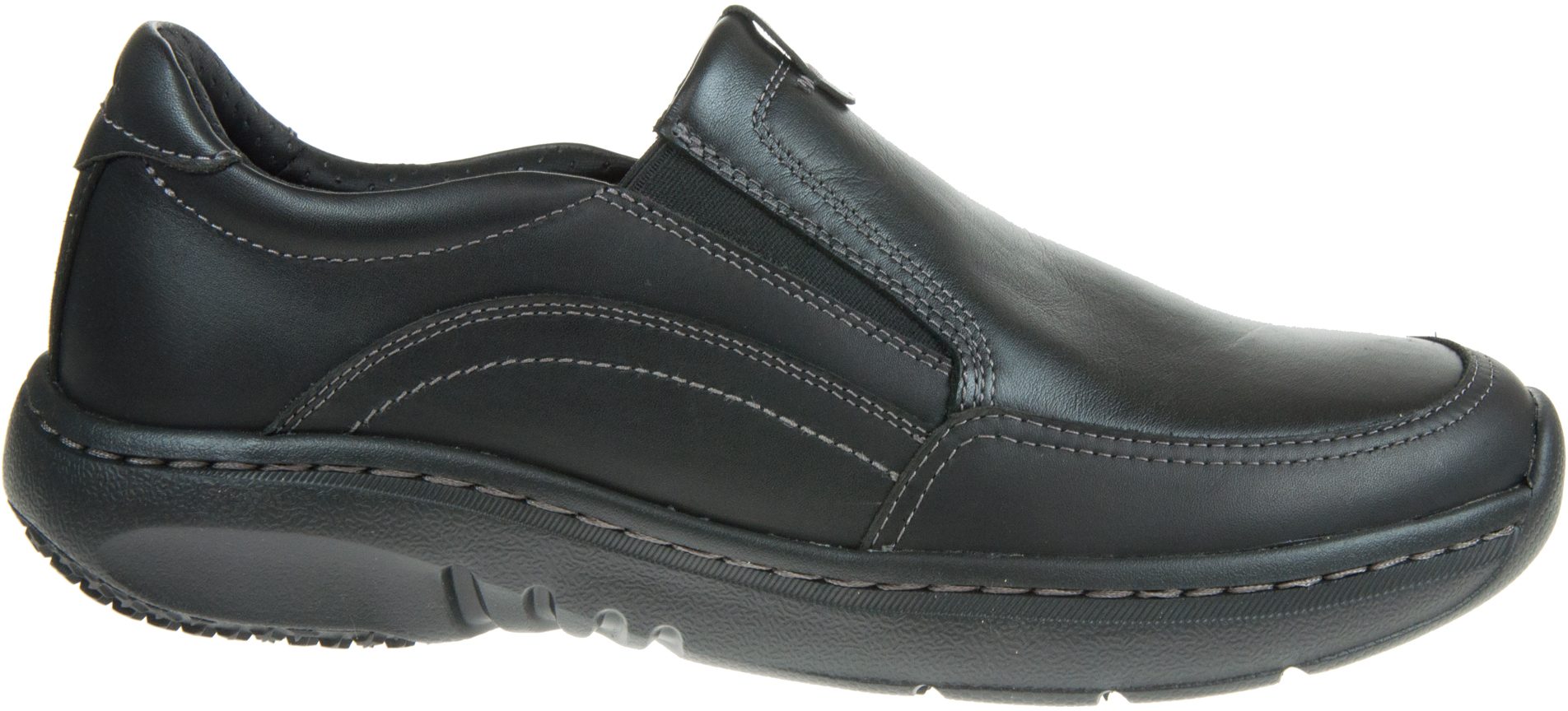 Clarks Pro Step Black Leather 26175196 - Casual Shoes - Humphries Shoes