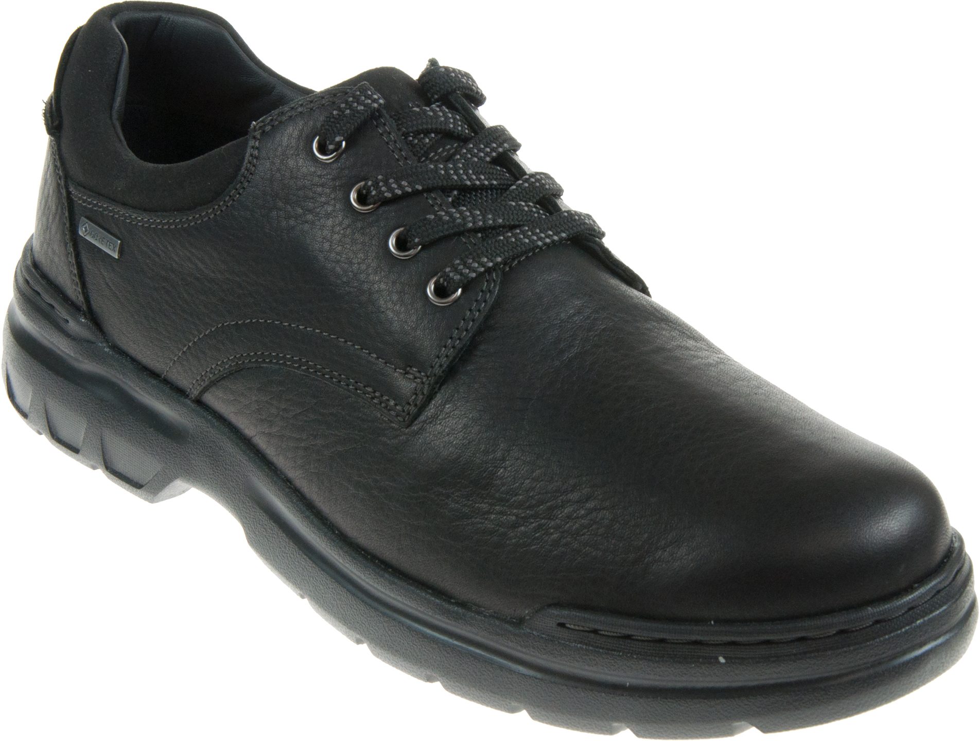 Clarks Rockie Walk Gore-Tex Black Leather 26173464 - Casual Shoes ...