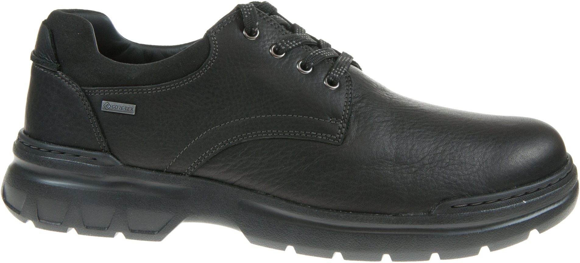 Clarks Rockie Walk Gore-Tex Black Leather 26173464 - Casual Shoes ...