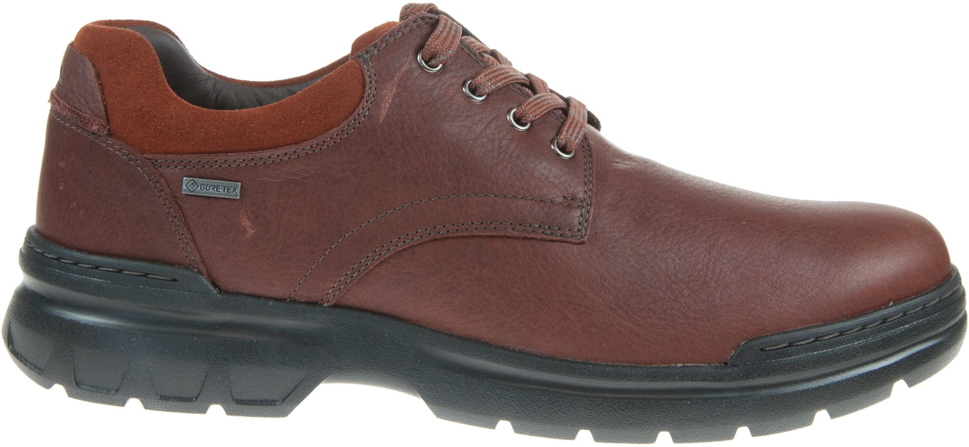 Clarks Rockie Walk Gore-Tex Dark Tan Leather 26173465 - Casual Shoes ...