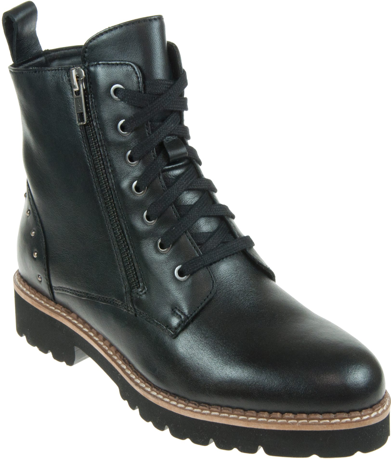 Lotus Braxton Black Leather ULB338 BB - Ankle Boots - Humphries Shoes