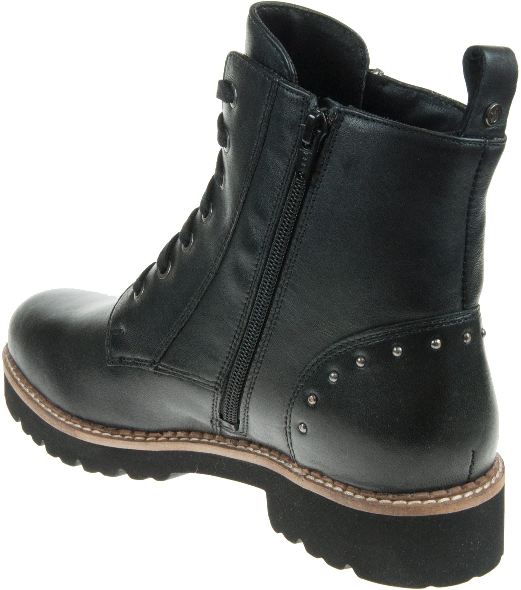Lotus Braxton Black Leather ULB338 BB - Ankle Boots - Humphries Shoes