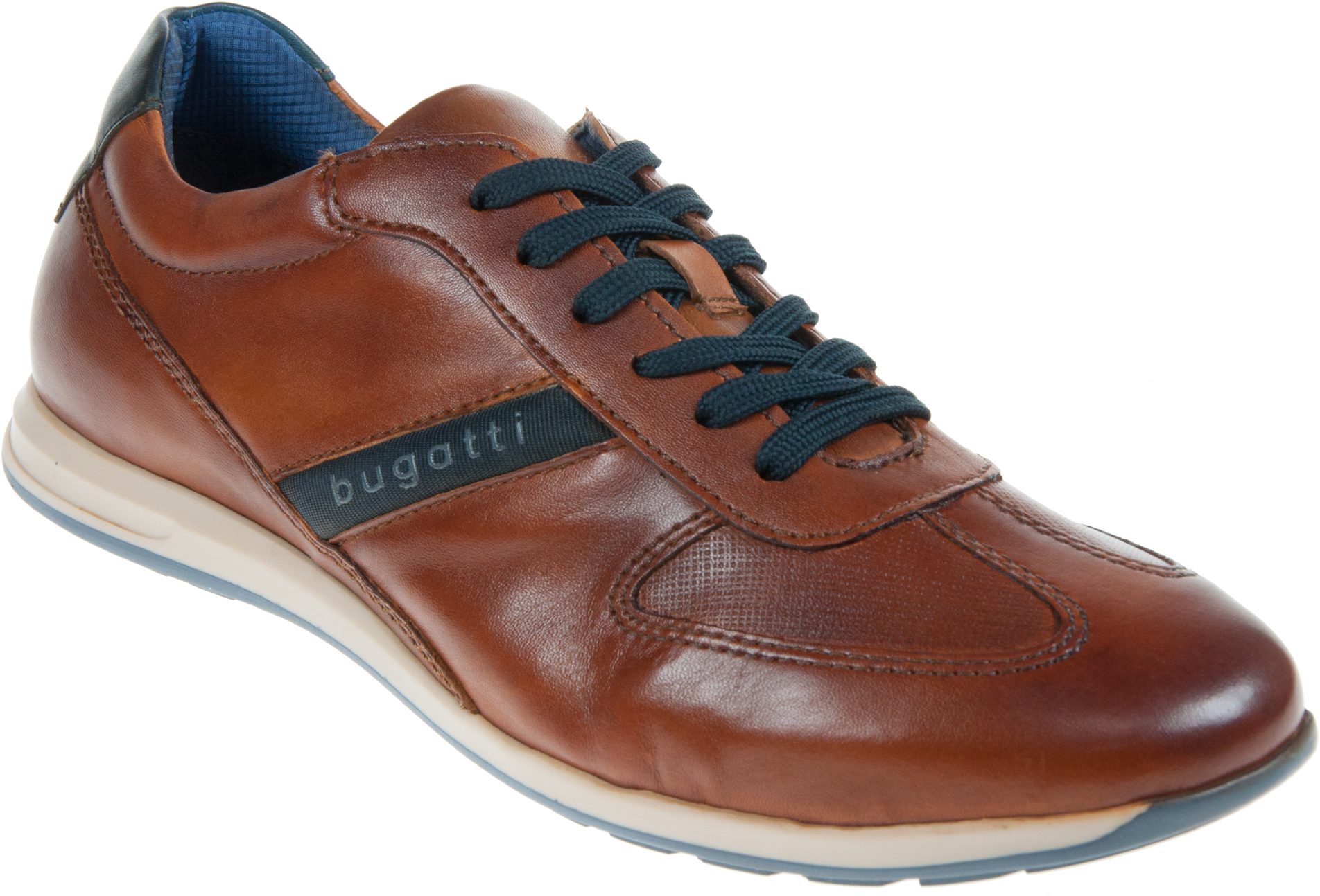 Bugatti Shoes Thorello Stripe Cognac 312 A9Q04 4100 6300 - Casual Shoes ...