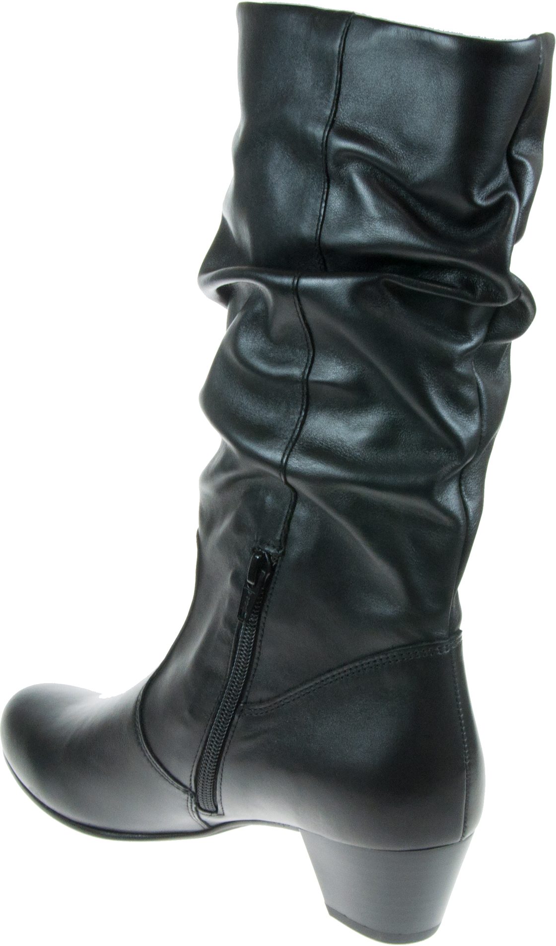 Gabor Rachel Black 36.072.57 - Calf Boots - Humphries Shoes