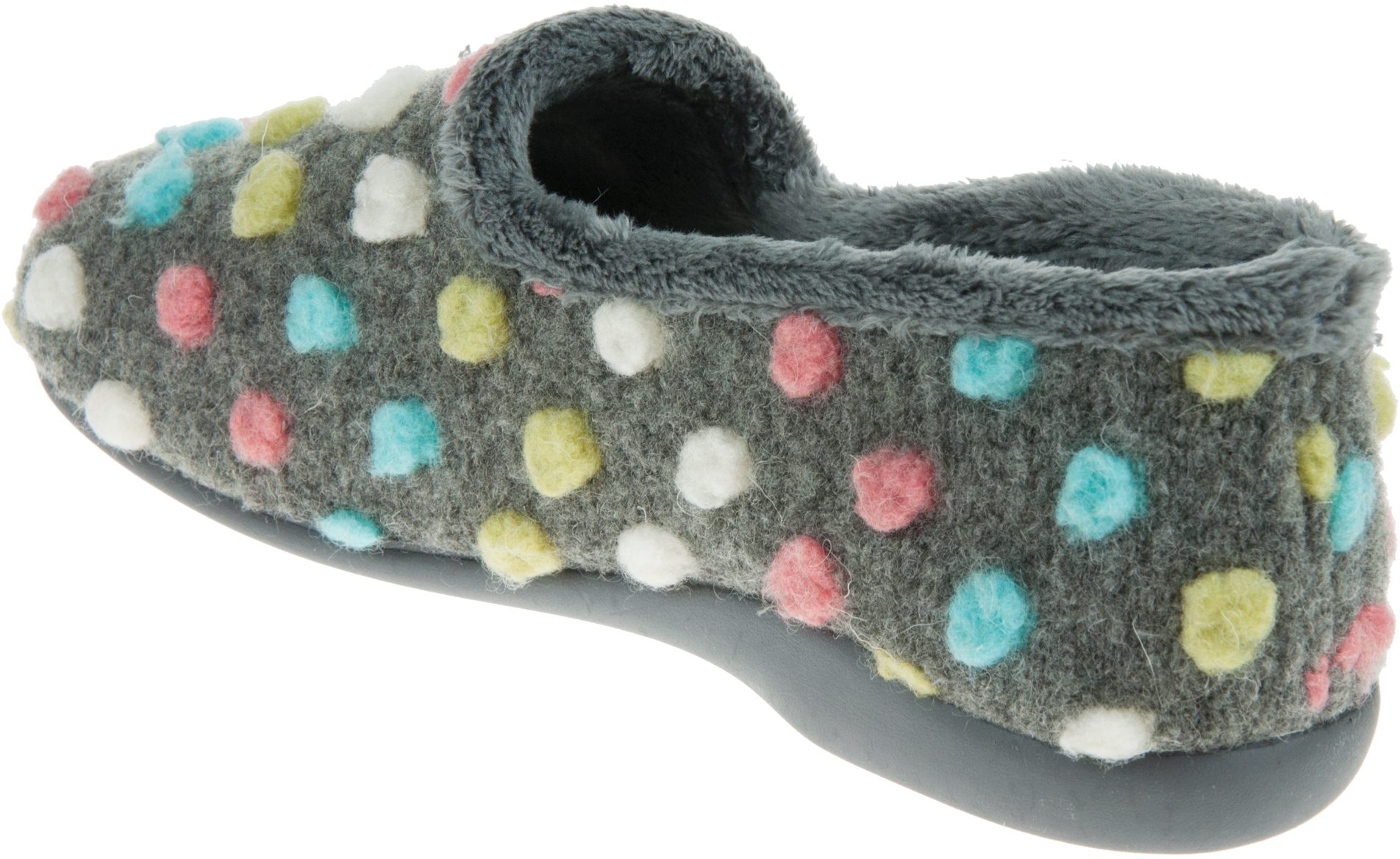Lunar Helix Grey KLA125 GR - Full Slippers - Humphries Shoes