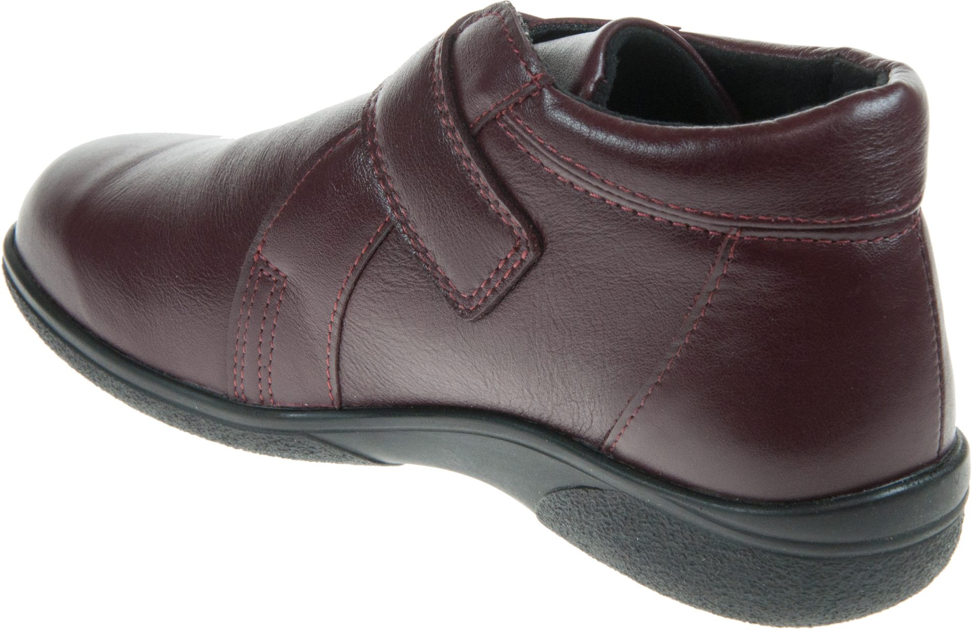 DB Easy B Shoes Fieldfare Burgundy Leather 75001R - Ankle Boots ...