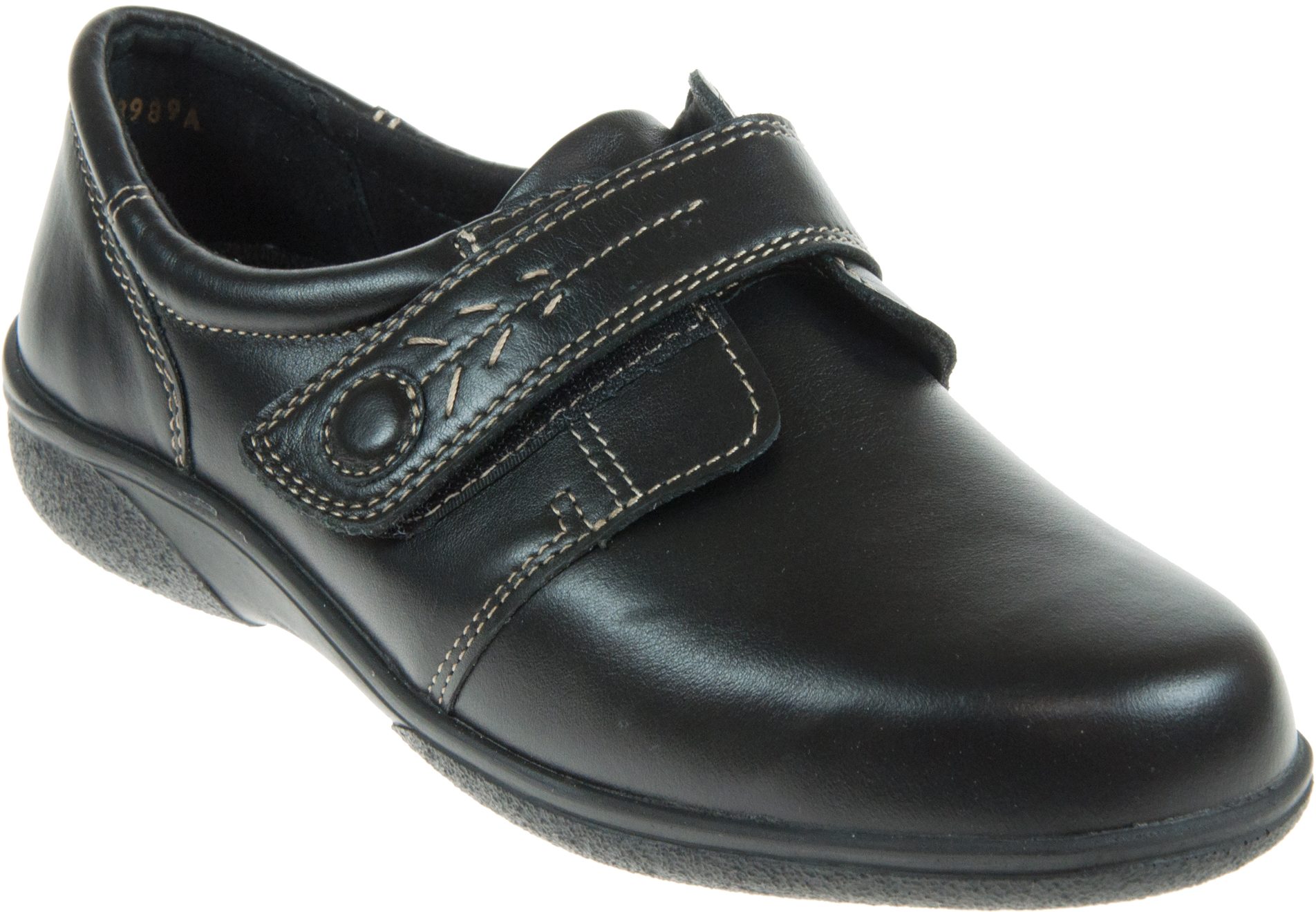 DB Easy B Shoes Rory Black Leather 78989A - Everyday Shoes - Humphries ...