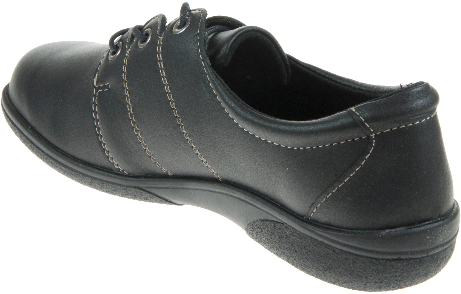 DB Easy B Shoes Swan Black Leather 78996A - Everyday Shoes - Humphries ...