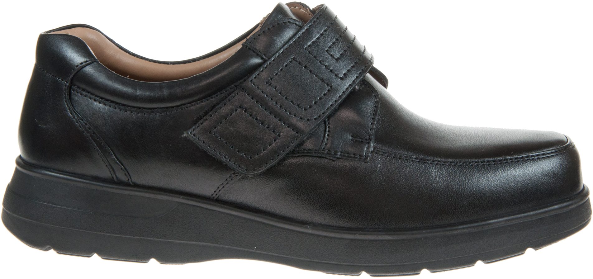 DB Easy B Shoes Bahamas Black Smooth Leather 89196A - Casual Shoes ...