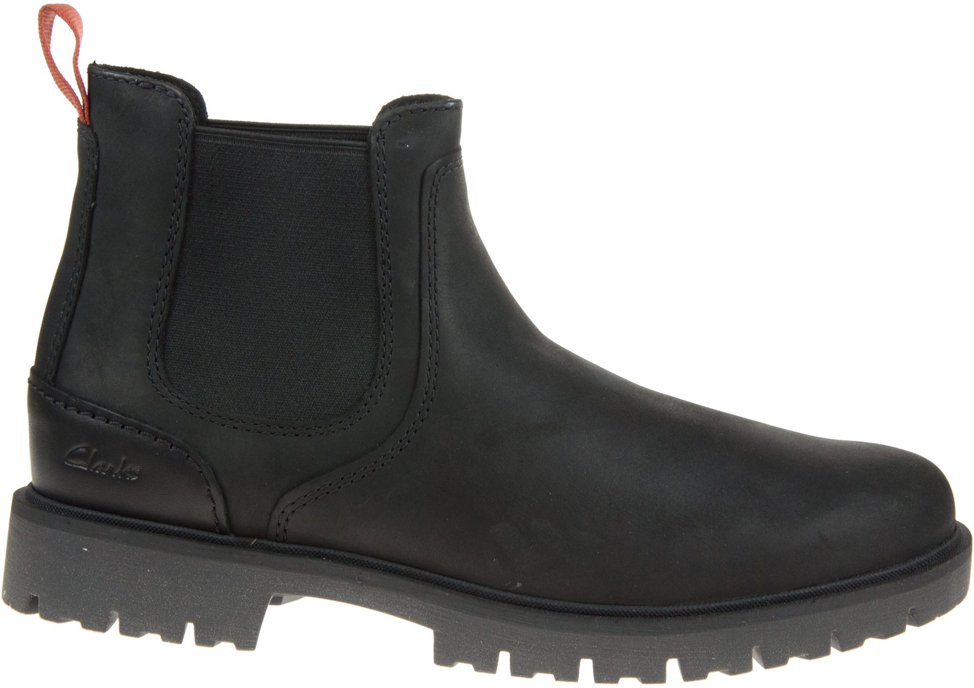 Clarks Rossdale Top Black Leather 26173456 - Casual Boots - Humphries Shoes