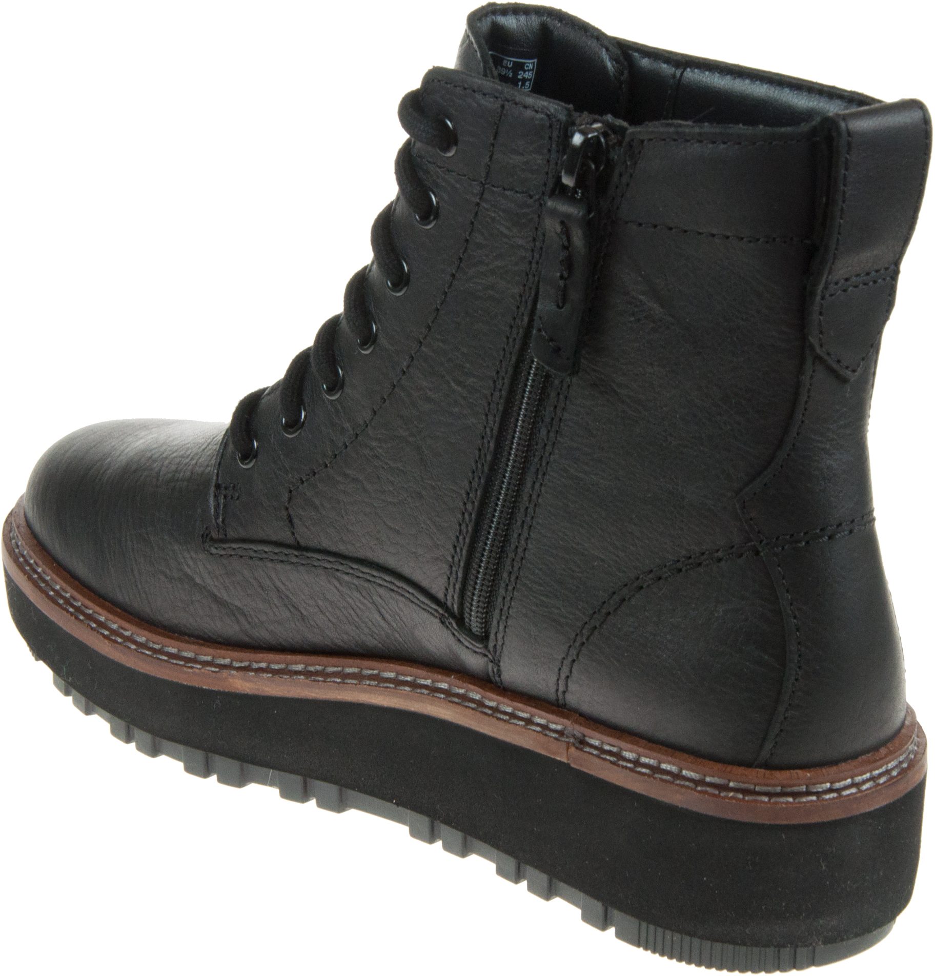 Clarks Orianna W Lace Black Leather 26174798 - Ankle Boots - Humphries ...