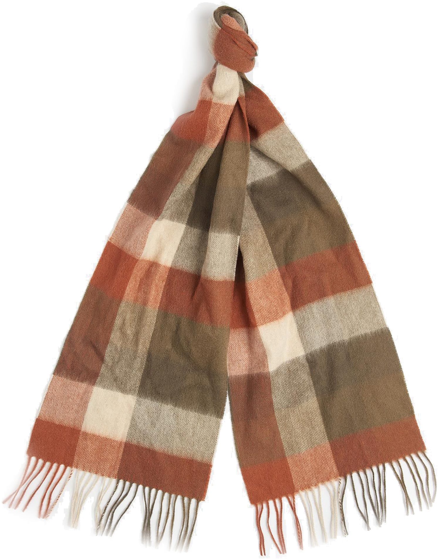 Barbour Tattersall Scarf Warm Ginger USC0005OR35 - Scarves - Humphries ...