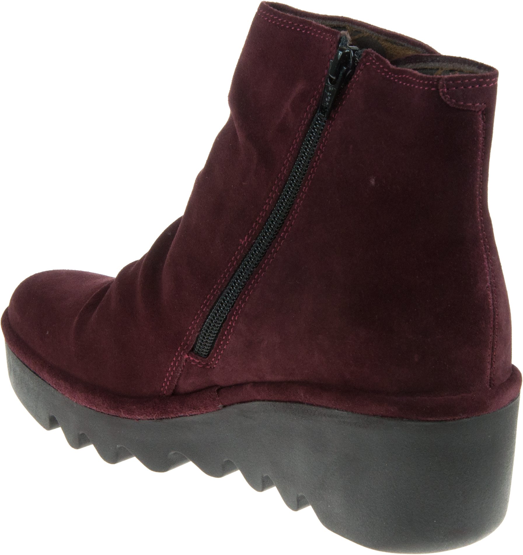 Fly London Brom Wine Suede P501344004 - Ankle Boots - Humphries Shoes