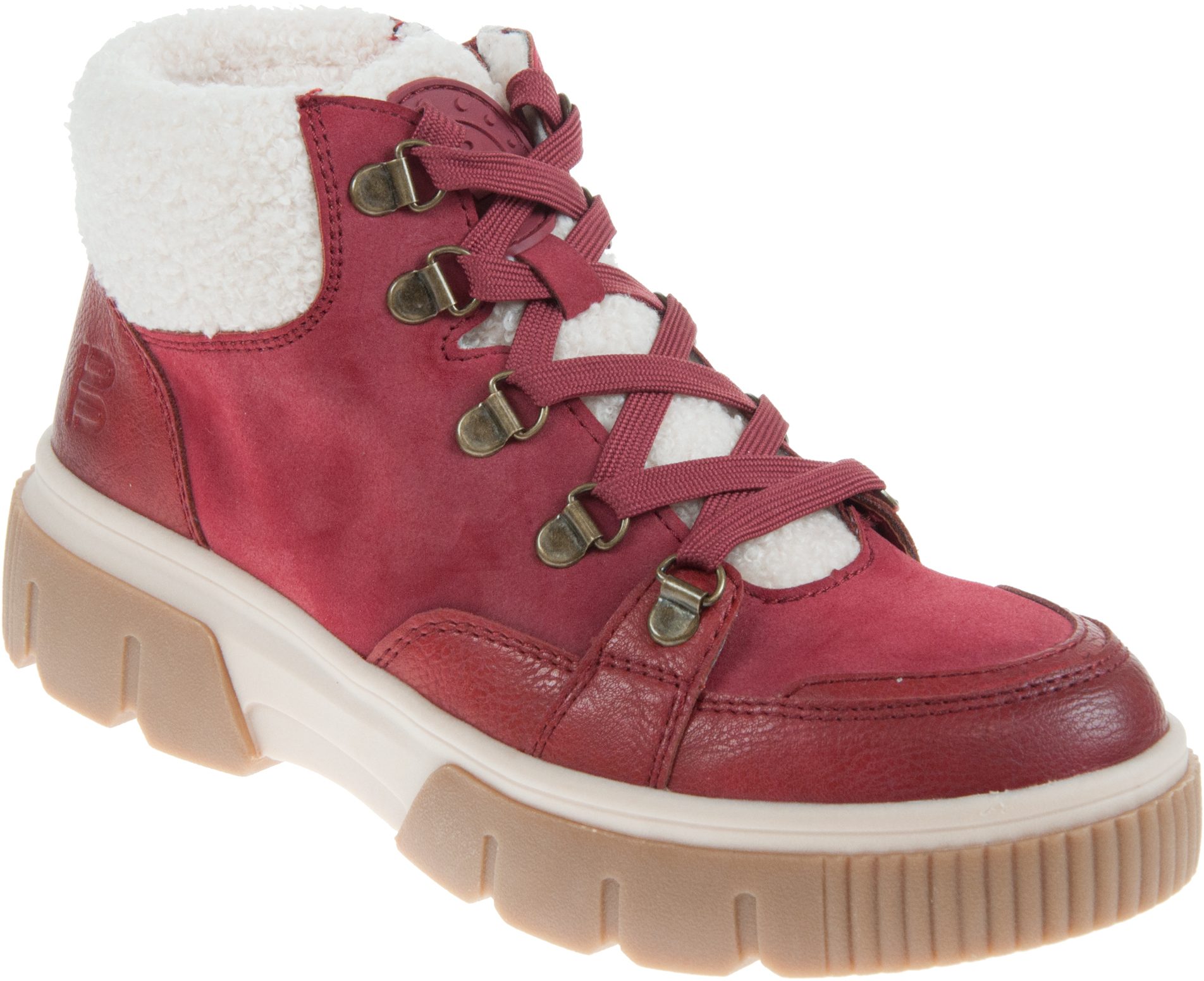 Bugatti Shoes Molfetta Dark Red / Off White D31 AGQ50 5959 3121 - Ankle ...