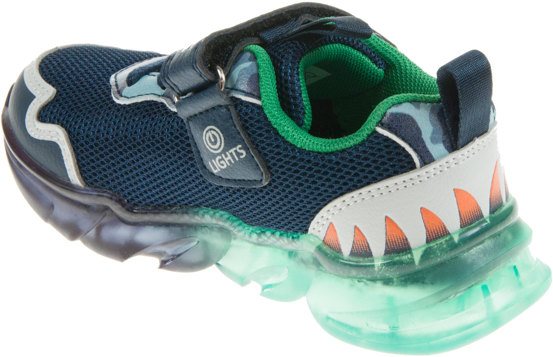 Bull Boys Triceratops Blue AL3397 - Boys Shoes - Humphries Shoes