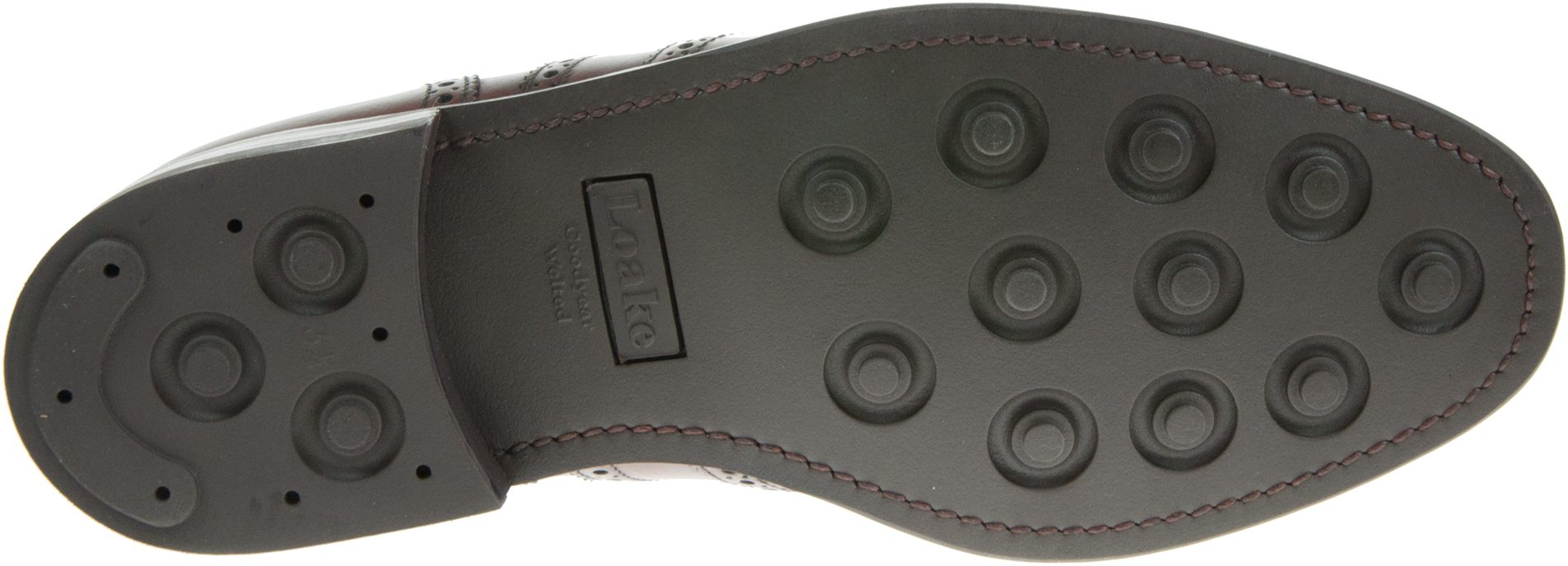 Loake 302 Dark Brown Leather 302CHRG - Formal Shoes - Humphries Shoes