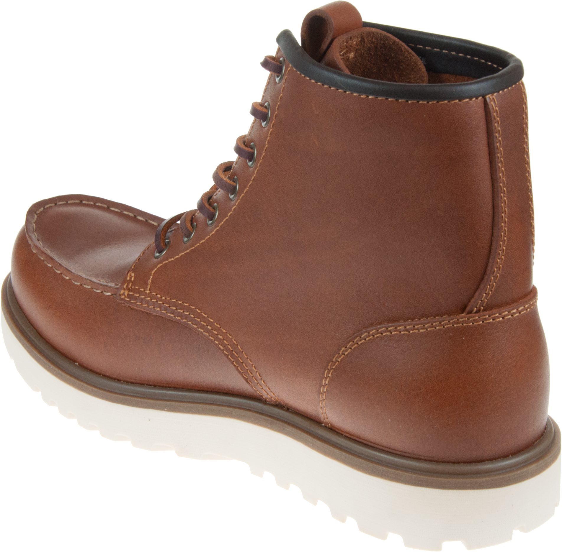 Ecco Staker Men's 6In Moccasin Boot Cognac 217614 01053 - Casual Boots ...