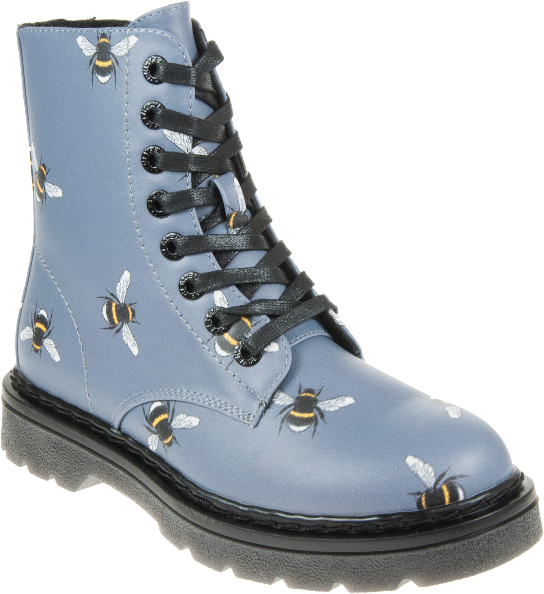 Heavenly Feet Justina2 Denim Bee Print - Ankle Boots - Humphries Shoes
