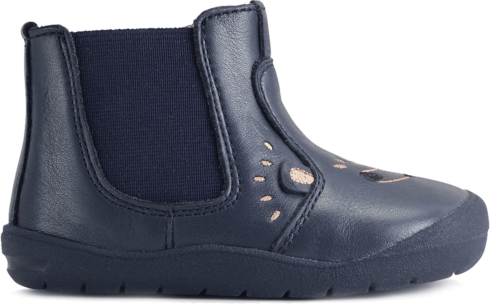 Start-Rite Rustle Navy Leather/Hedgehog 0804_9 - Girls Boots ...