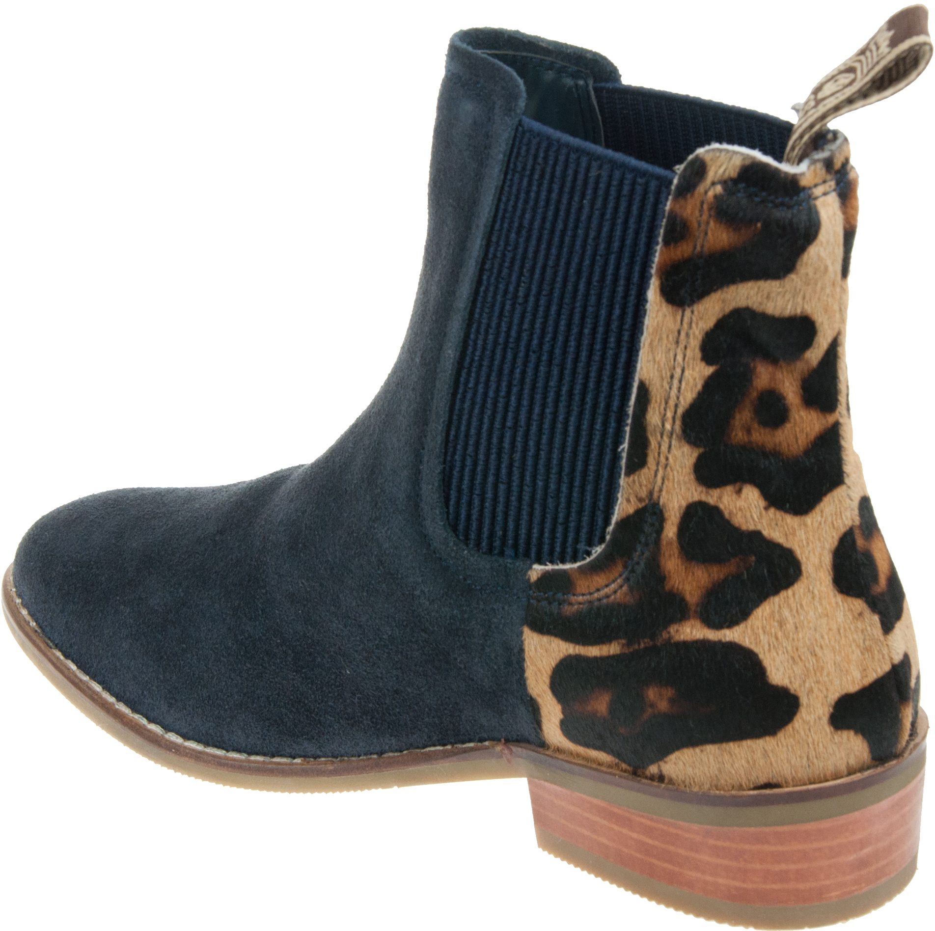 Catesby Zara Navy / Leopard ZARAL EFL-1904 - Ankle Boots - Humphries Shoes