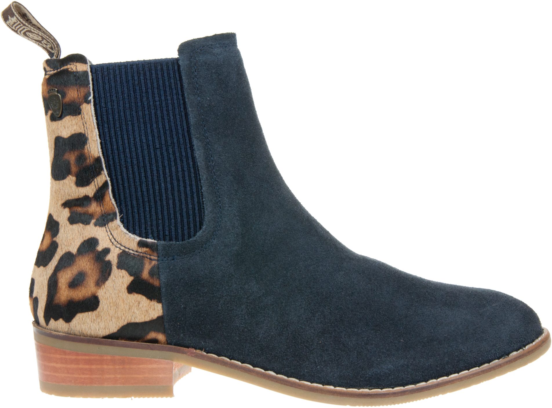Catesby Zara Navy / Leopard ZARAL EFL-1904 - Ankle Boots - Humphries Shoes