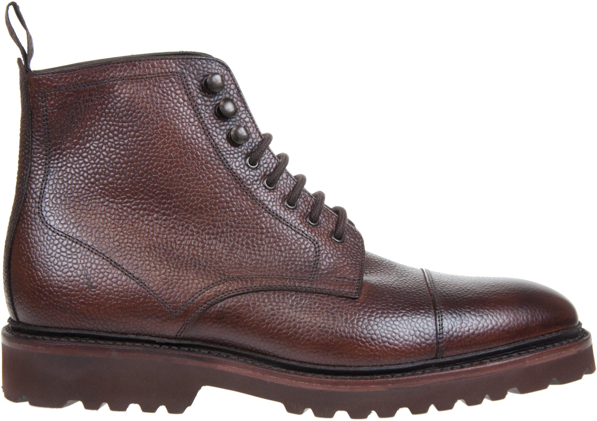 Loake Aquarius Dark Brown Grain LWAQUDKG - Formal Boots - Humphries Shoes