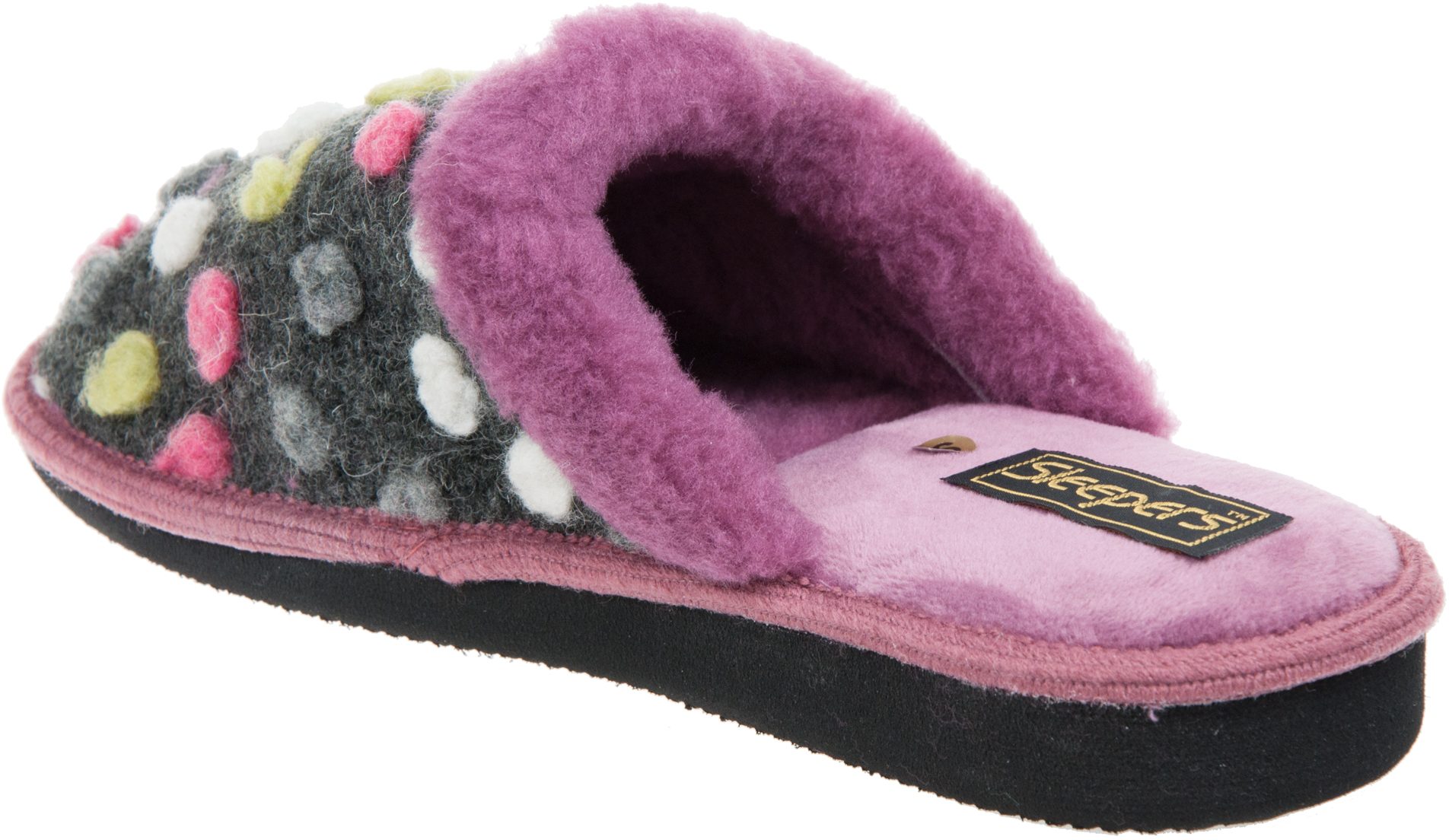 Sleepers Donna Purple/Grey LS319PF - Mule Slippers - Humphries Shoes