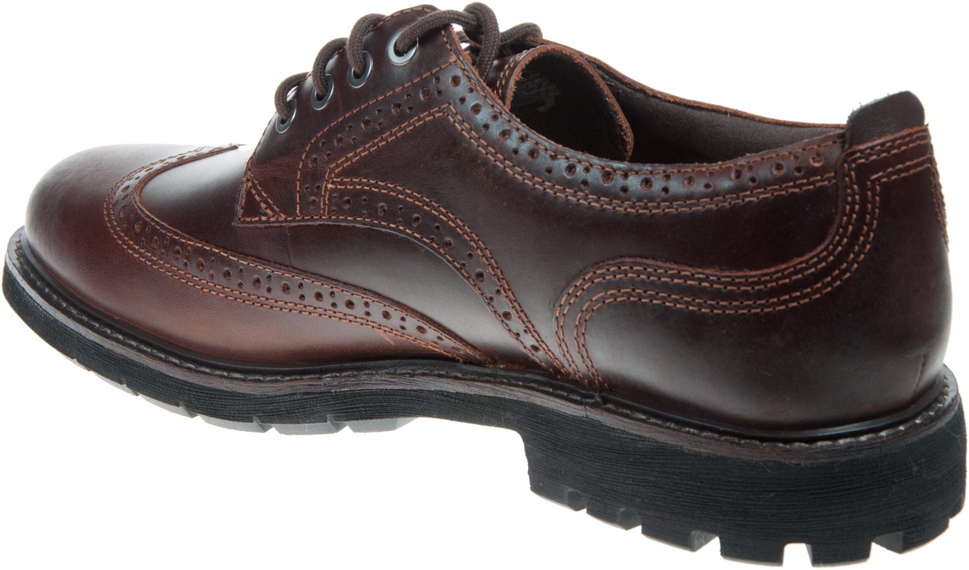 Clarks Batcombe Far Dark Tan Leather 26173439 - Formal Shoes ...