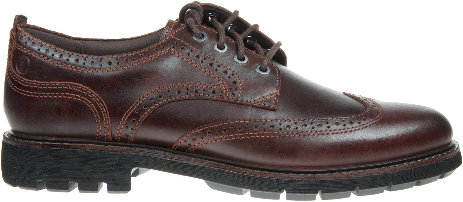 Clarks Batcombe Far Dark Tan Leather 26173439 - Formal Shoes ...